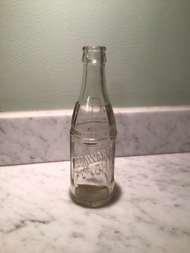 Delaware Punch Bottle, clear glass, triangular shape base | eBay