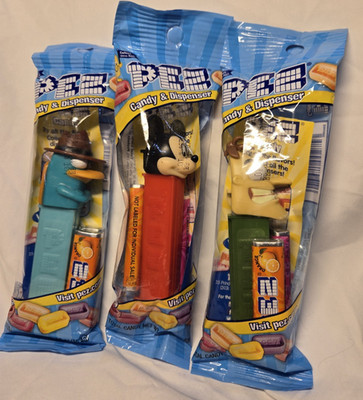 Disney Characters Pez Candy and Dispensers, Mickey Mouse and 2 Others ...