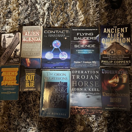 Lots Of UFO And Mysterious Books (Aliens) (Technology) | eBay