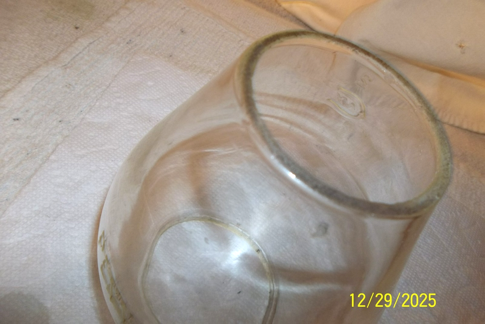 RAILROAD LANTERN CLEAR GLOBE - CAST- PENNSYLVANIA LINES - EXTENDED BASE ...