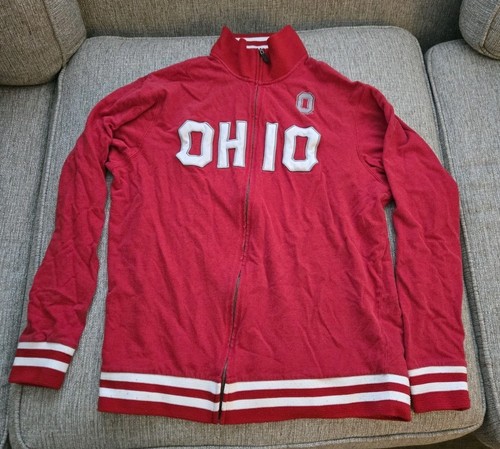 Ohio State Buckeyes Full Zip Long Sleeve Mock Neck Woman Red Extra ...