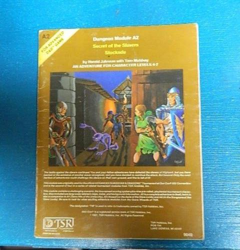 AD&D Module A2 - Secret of the Slavers Stockade - Dungeons & Dragons ...
