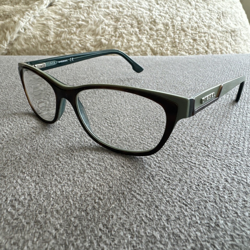 Diesel DL5012-1 col.056 Tortoise Green Full Rim Eyeglasses Frames 52 ...