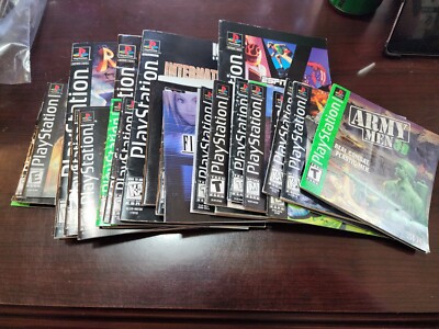 Sony Playstation One PS1 Manuals *ONLY*, You Pick, Finish Your Game! | eBay
