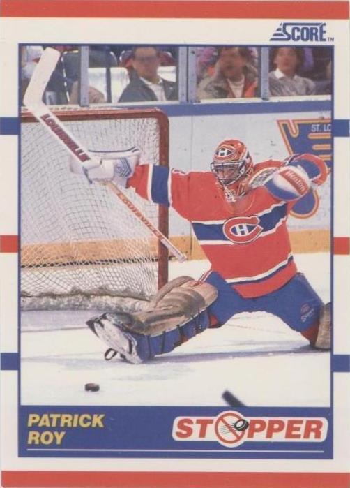 1990-91 Score - Stopper Patrick Roy #344 for sale online | eBay
