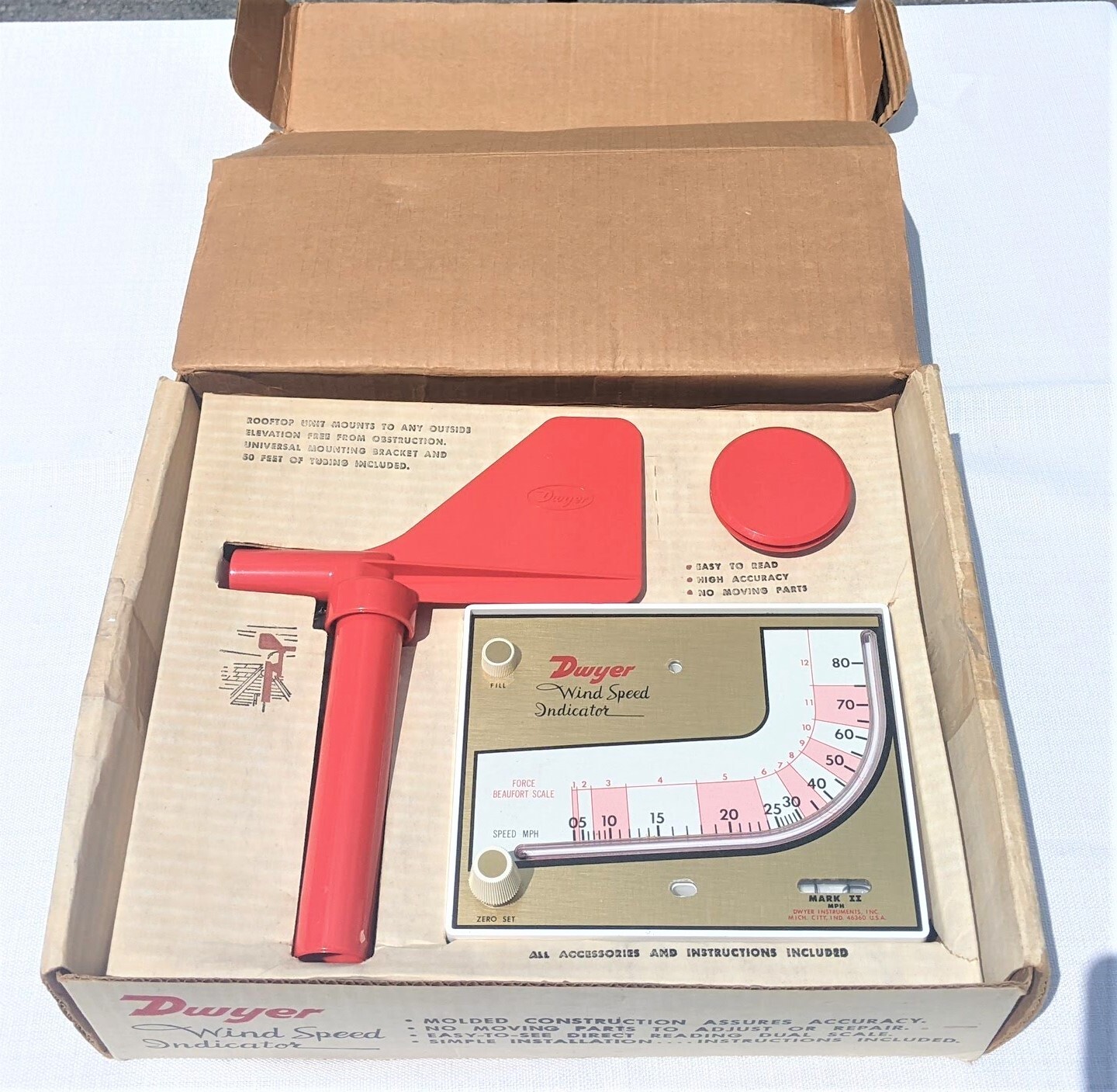 Dwyer Wind Speed Indicator