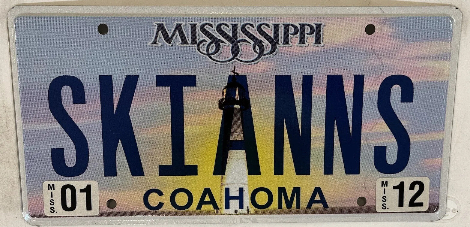 Vanity SKIANN SKI ANN ANNE ANNIE S license plate Mountain Skier ...