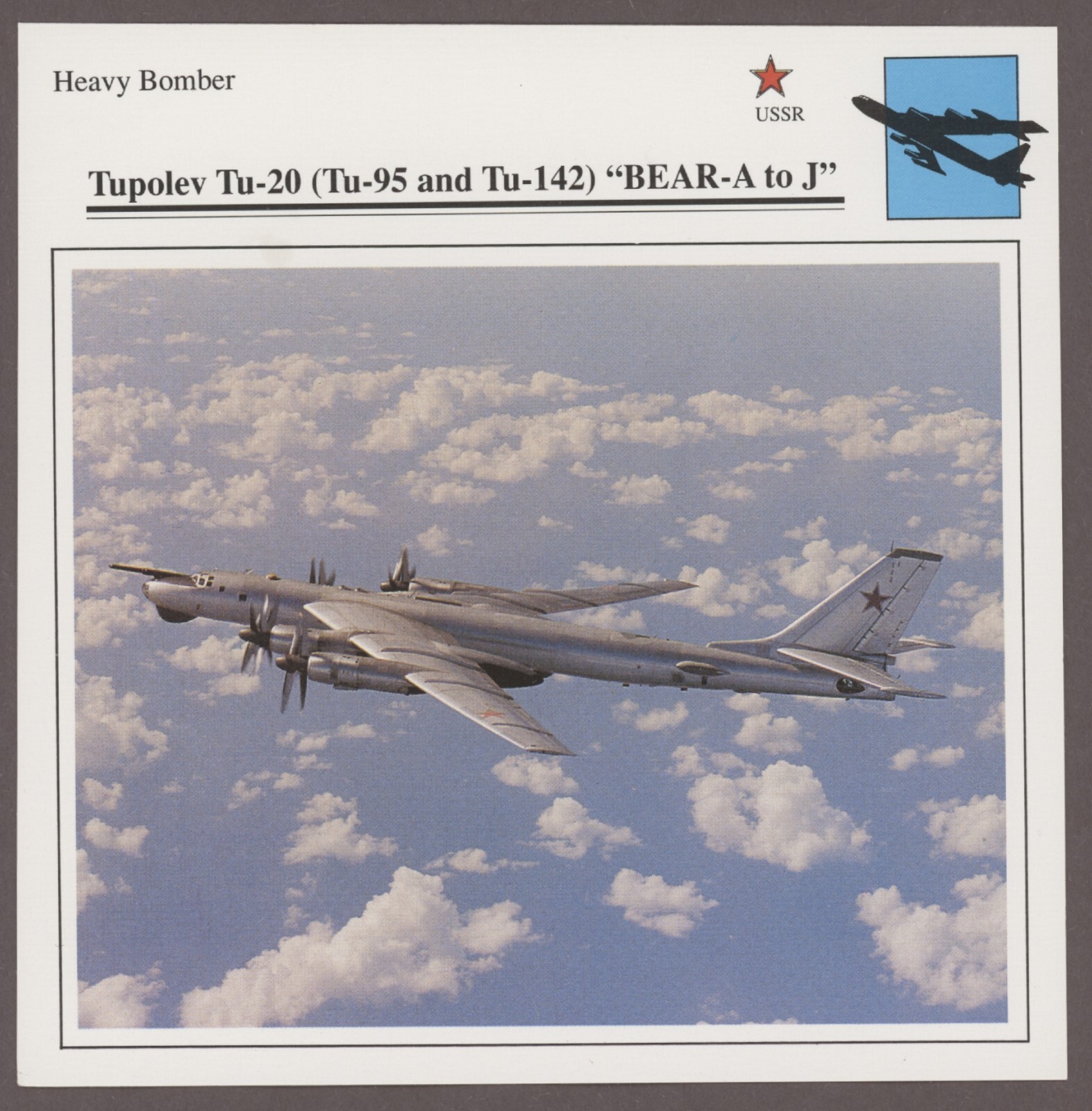 Tupolev Tu-20 Tu-95 Tu-142 Bear Edito Service Warplane Air Military ...