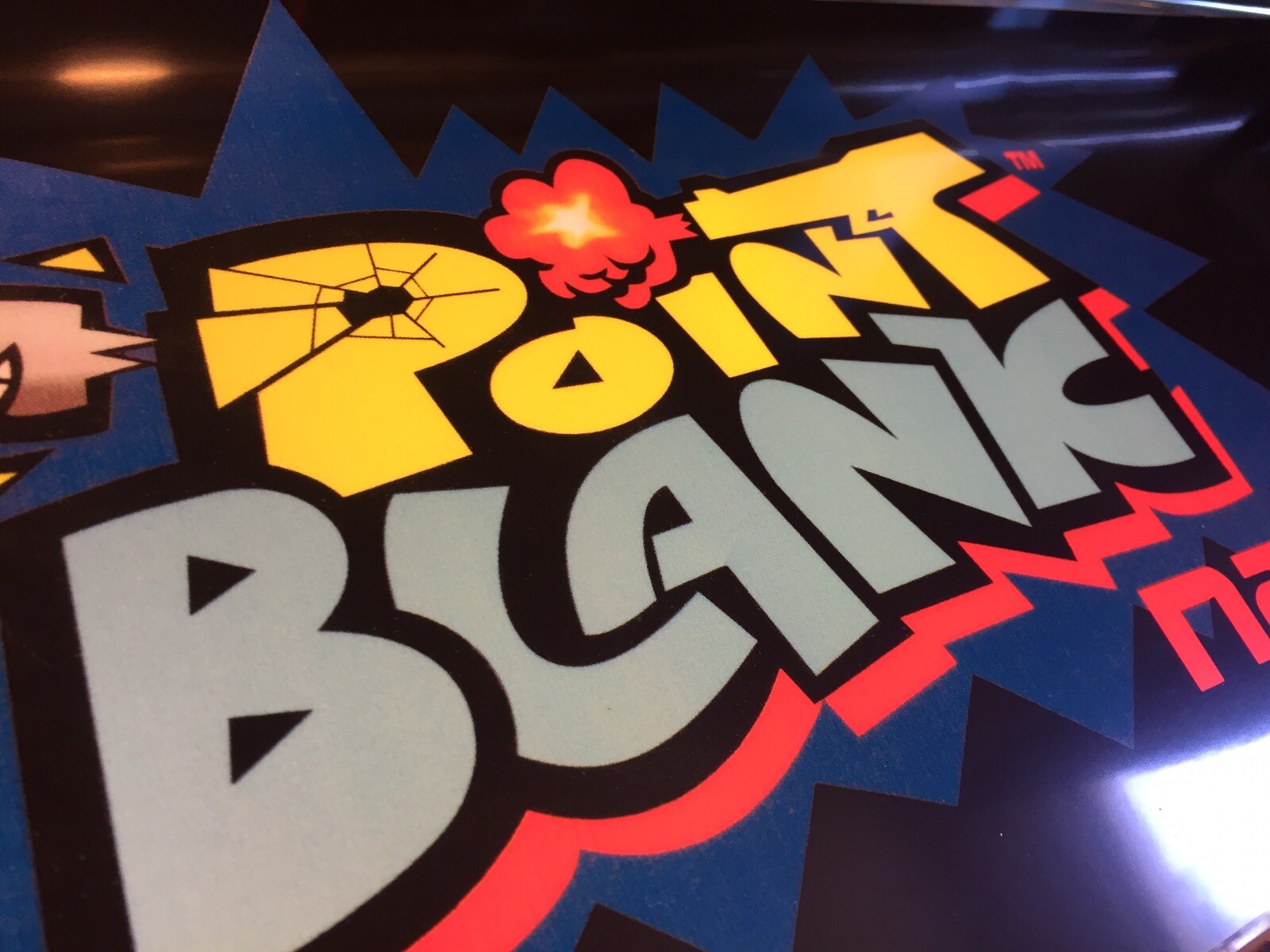 Point Blank Arcade Marquee 26" x 8" | eBay