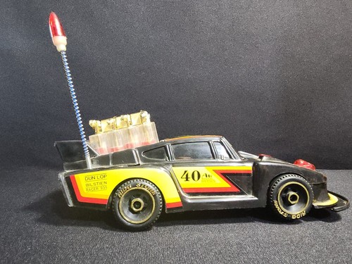 Vintage Porsche Racecar Battery Operated Toy Car Castrol Bremsen Dunlop ...
