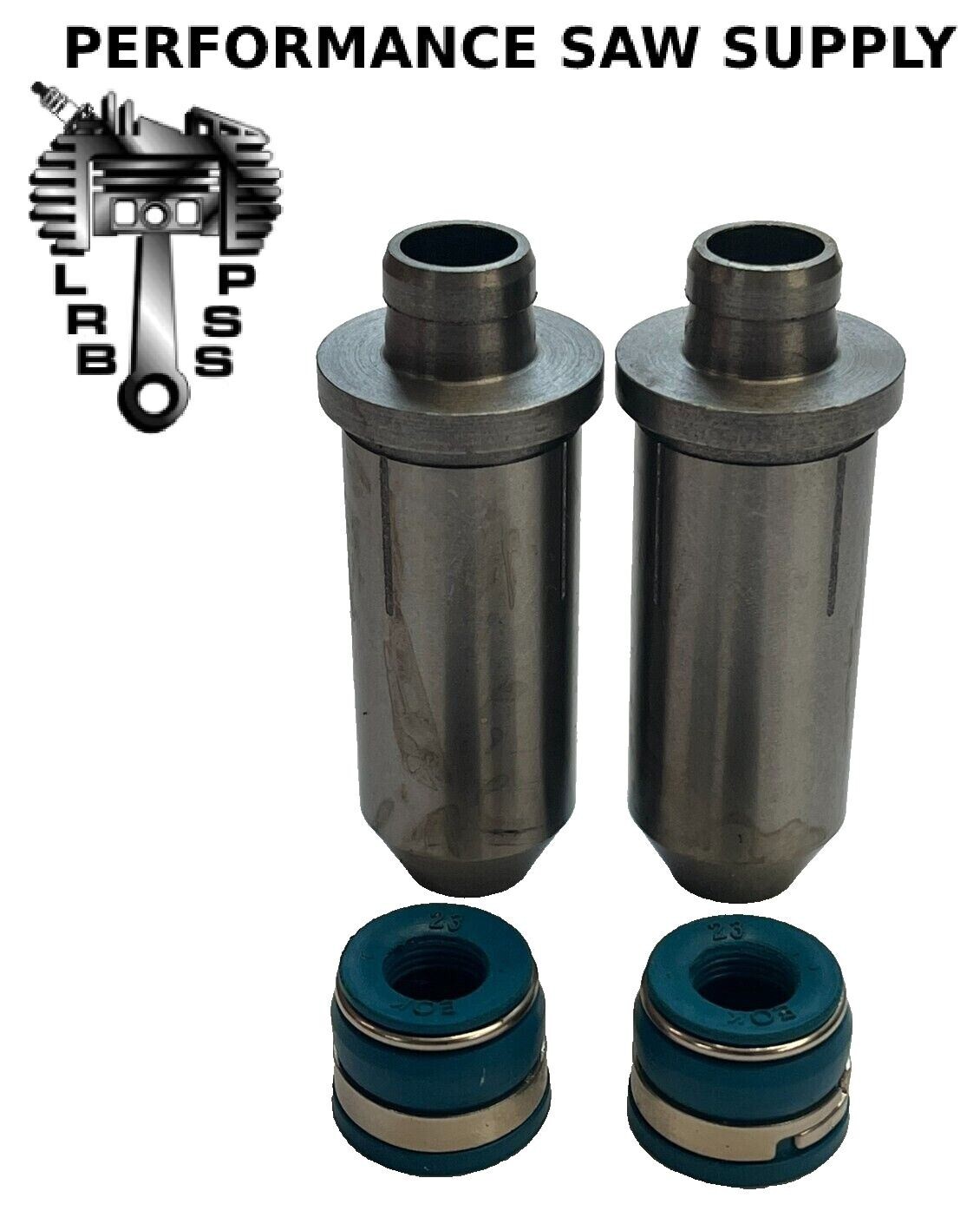 2 NEW ONAN INTAKE VALVE GUIDES & SEALS FITS ONAN 110-3168 B43 B48 P224G ...