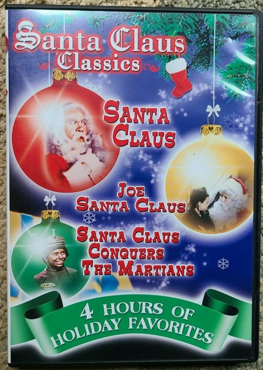 Santa Claus DVD - 4 hours of vintage Santa movies including Martians ...