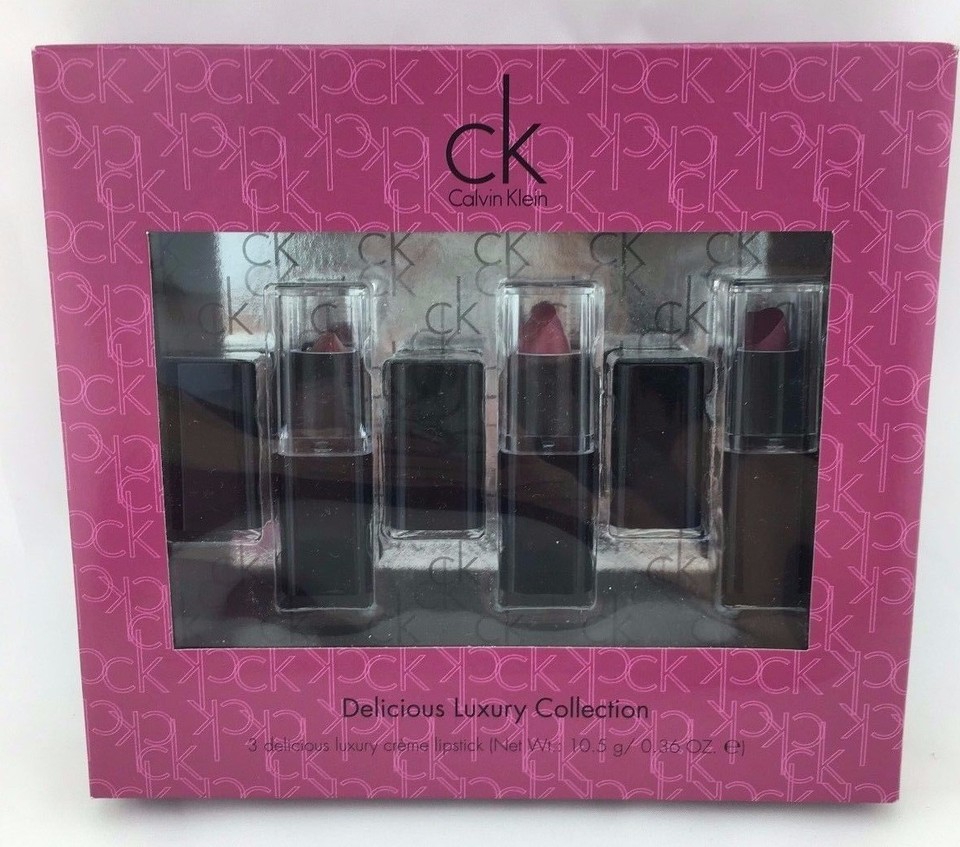 Calvin Klein Delicious Luxury Cream Lipstick Collection *3 Piece Set ...