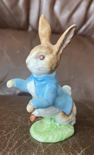Vintage Porcelain Beatrix Potter Peter Rabbit Figurine Beswick Pottery ...