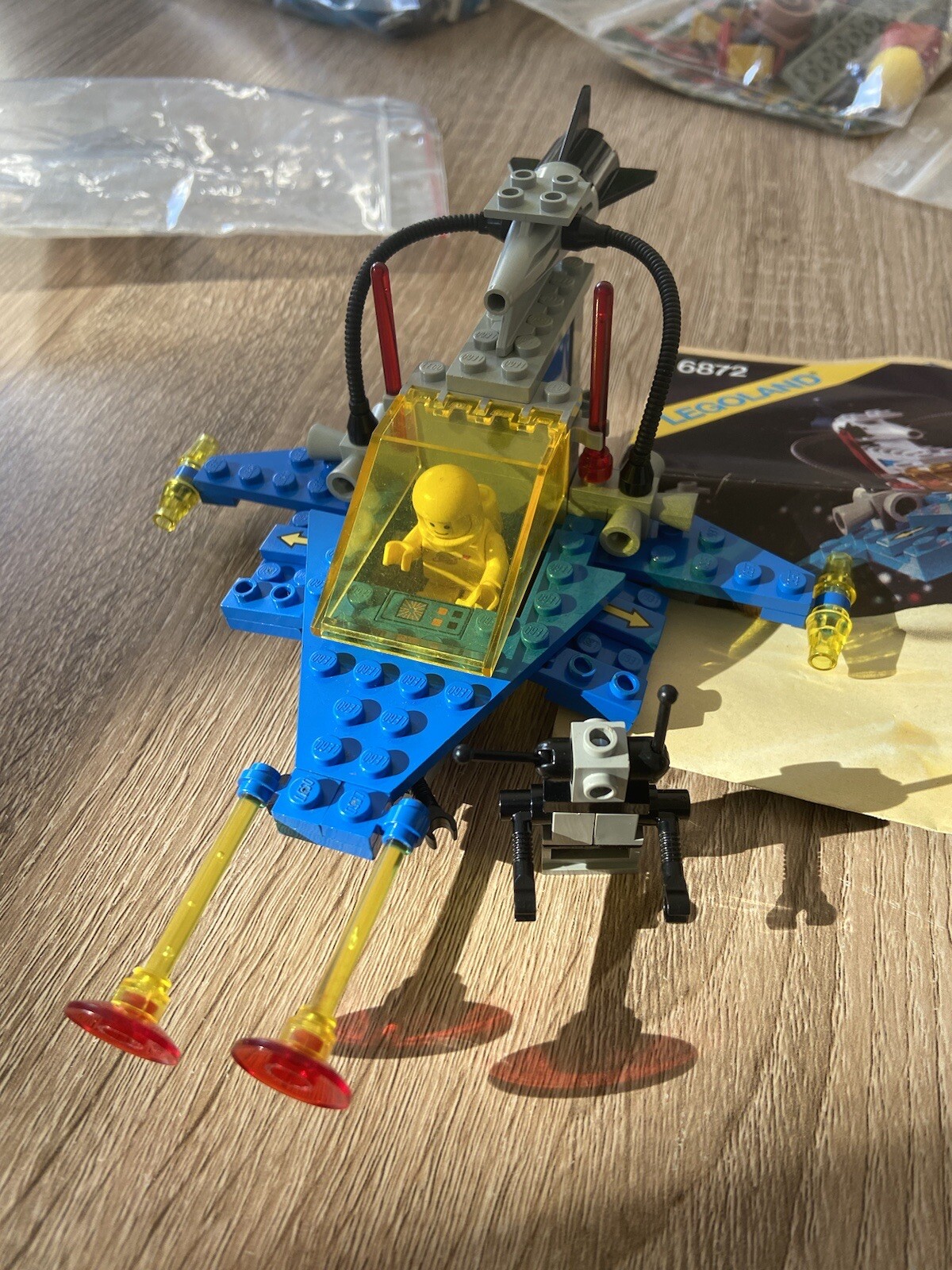 Vintage LEGO 6872 Space Xenon X-Craft Lunar Patrol Complete w ...