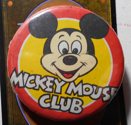 D546- Disney Mickey Mouse Club 2-1/4" cello pinback button | eBay