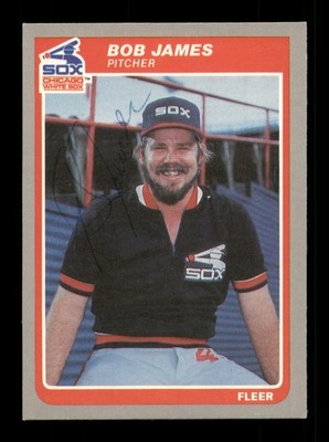 Bob James Autographed Signed 1985 Fleer Update Card #U-60 Chicago White ...