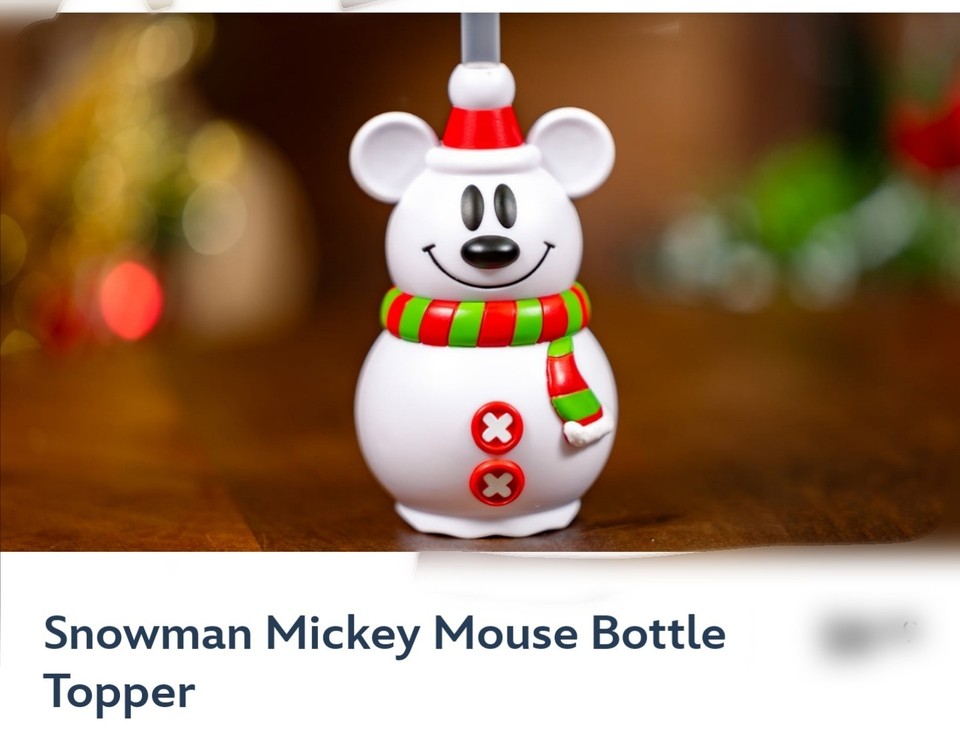 Disney Disneyland Holiday Baymax Chip N Dale Straw Clip And MICKEY ...