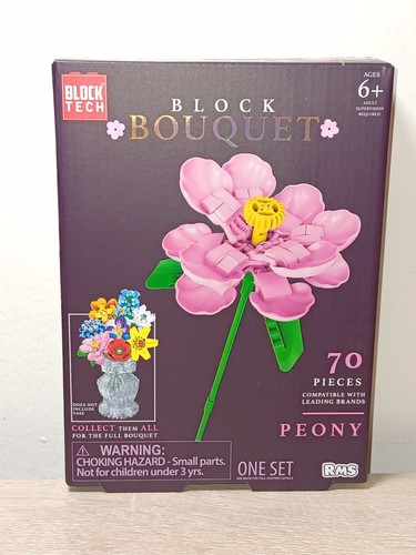 *FREE SHIP* PEONY Block Bouquet Botanical Block Tech Set "LEGO" | eBay