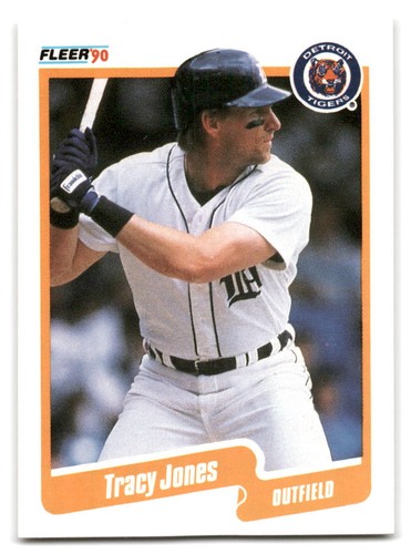Tracy Jones 1990 Fleer Baseball #607a Detroit Tigers | eBay