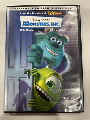 Monsters, Inc. 2002 2-Disc Set Collectors Edition Bonus CD ROM Mike’s ...