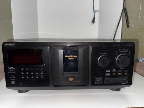 Sony CDP-CX355 300 Disc Mega Storage CD Player Changer For Parts/repair ...