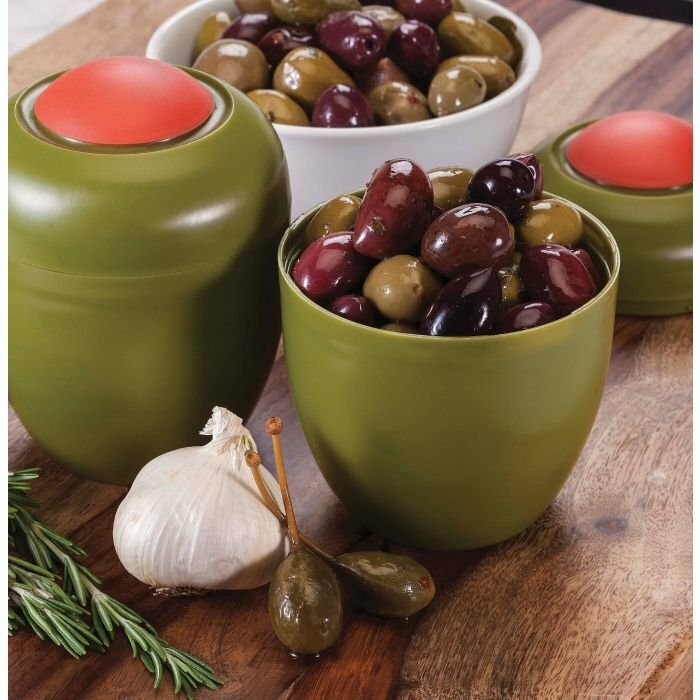 Hutzler Olive Saver Keeper Storage Container - Keeps Fresh Longer | eBay