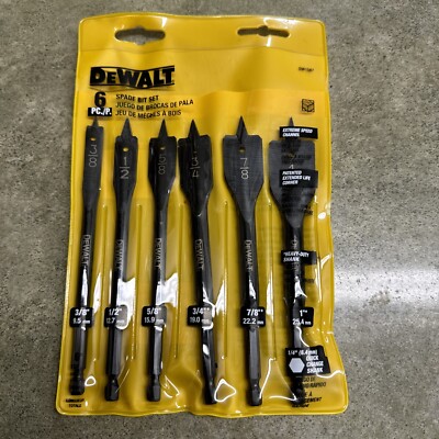 Dewalt 6-Piece Wood Boring Bit Set | eBay