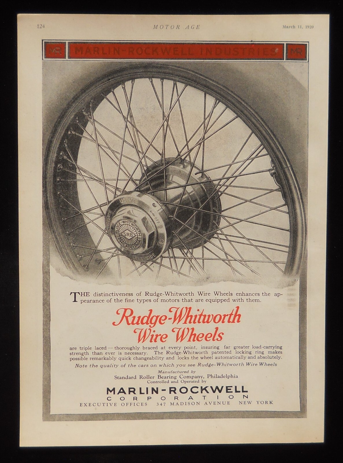 1920 Rudge-Whitworth Wire Wheels North Star Glare Shield Chicago ...