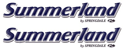 2 RV TRAILER KEYSTONE SPRINGDALE SUMMERLAND GRAPHICS DECALS -978 | eBay