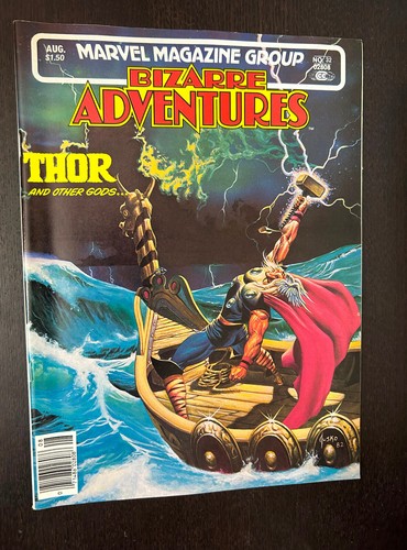 BIZARRE ADVENTURES #32 (Marvel Comics Magazine 1982) -- Thor -- NM ...