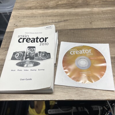 Roxio Creator 2010 w/ Guide PC DVD Video Capture Convert Software 687967131000| eBay