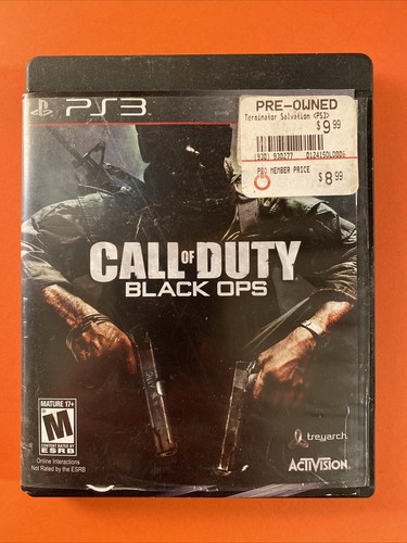 Call of Duty Black Ops PS3 Video Game w Case and Manual Play Station 3 ...