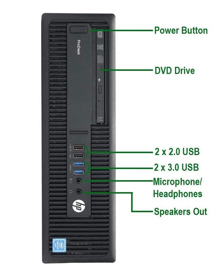 Dell OR HP Desktop PC Computer Dual C 500GB 8GB DUAL 19" LCD WiFi ...