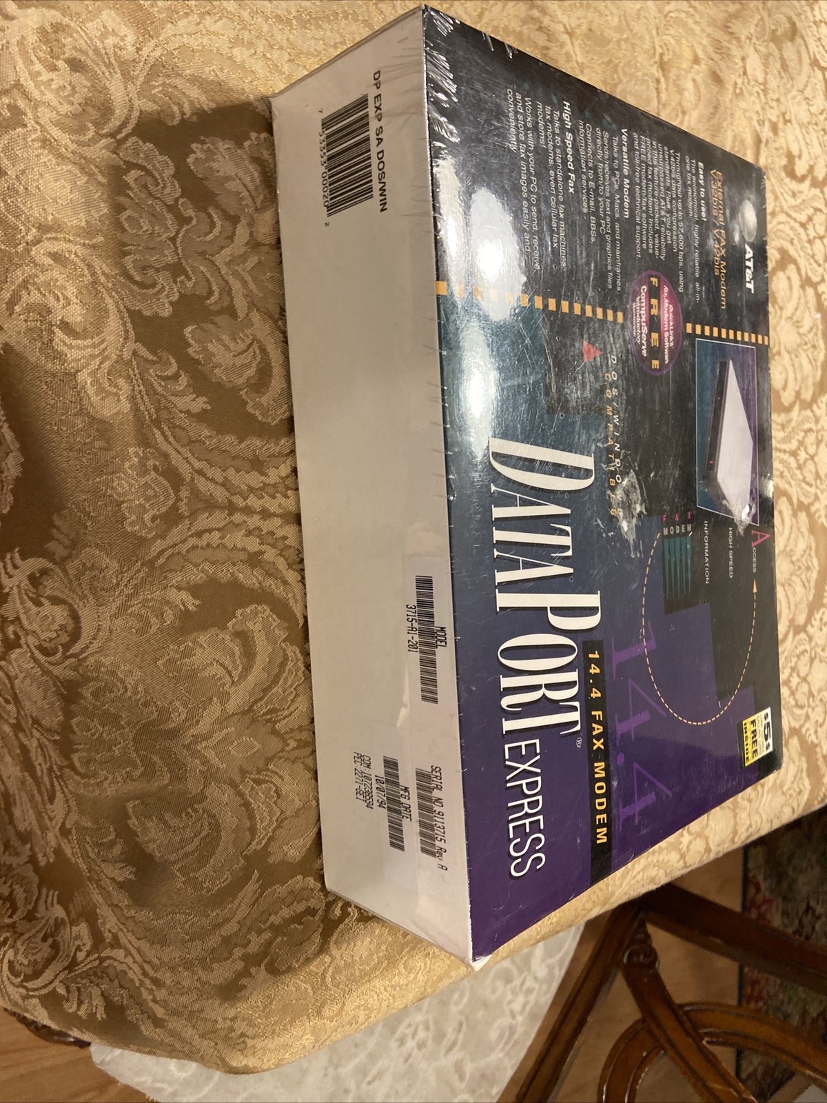 AT&T Data Port Express 14,400 bps Model #3715-A1-201 Mfg date 1994 | eBay