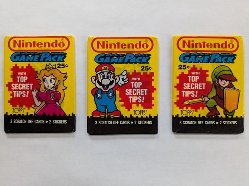 1989 Topps Nintendo Game Pack *SEALED* (CHOOSE YOUR CHARACTER) | eBay