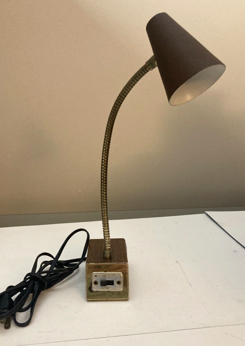 Used MCM Tensor Adjustable Gooseneck Desk Lamp Model 7200 Hi Lo Tested ...