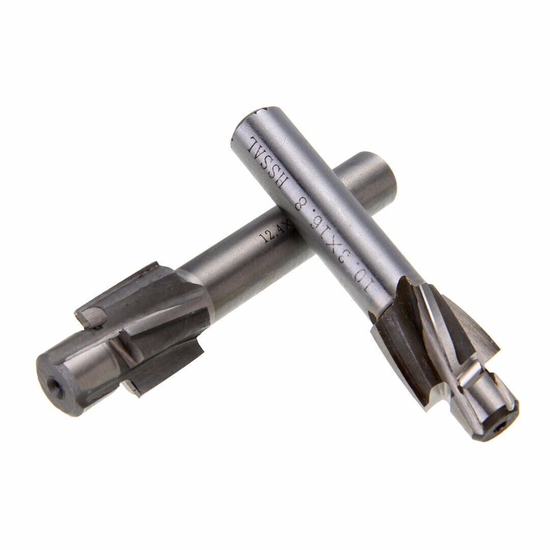 Countersink Milling Tools HSS Counterbore End Mill Set M3-M12 - 7 Piece ...