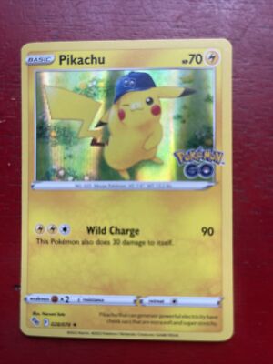 Pokémon TCG Pikachu Pokemon Go 028/078 Holo Holo Rare | eBay