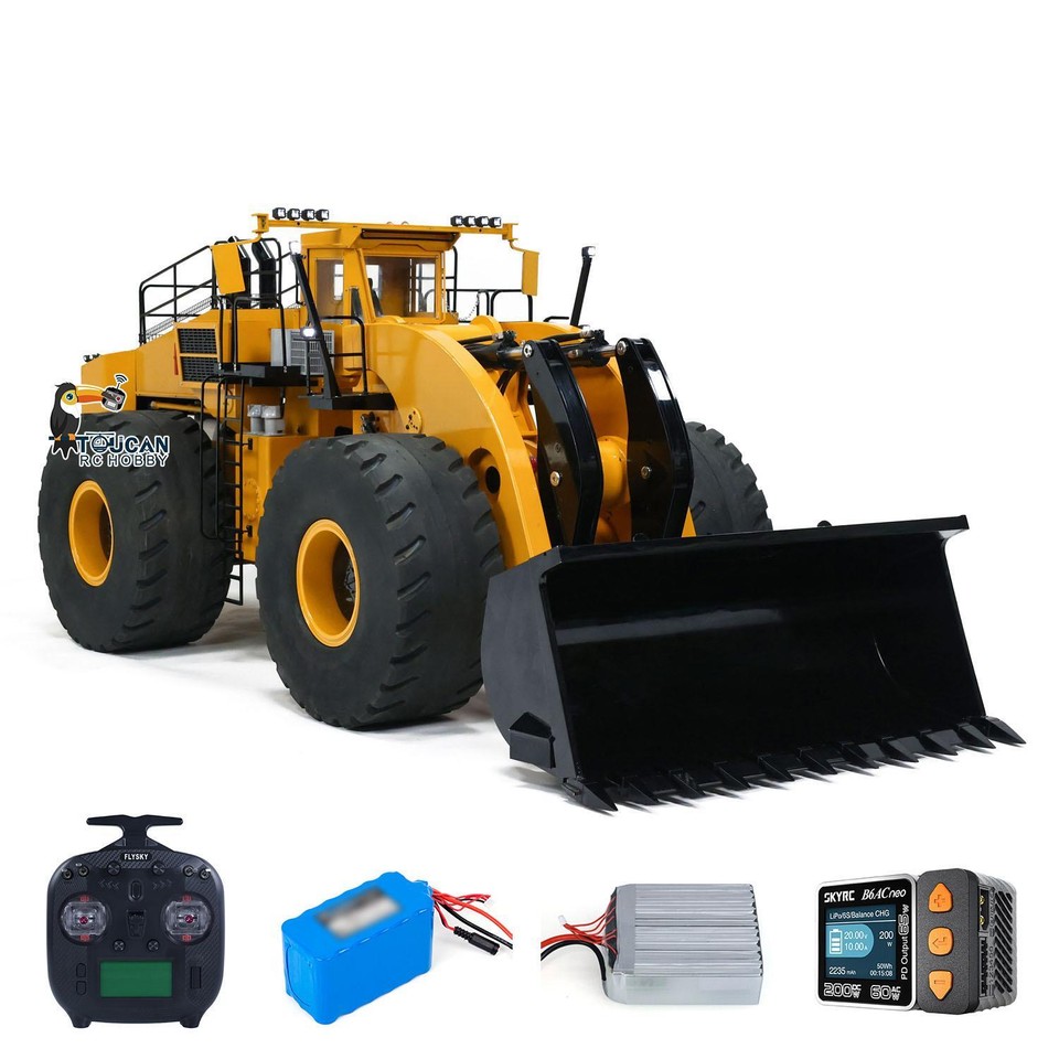 1/14 L2350 RC Hydraulic Painted Wheeled Loader RC Heavy Industrial ...
