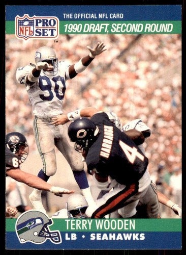 1990 Pro Set. Terry Wooden Football Cards #698 | eBay