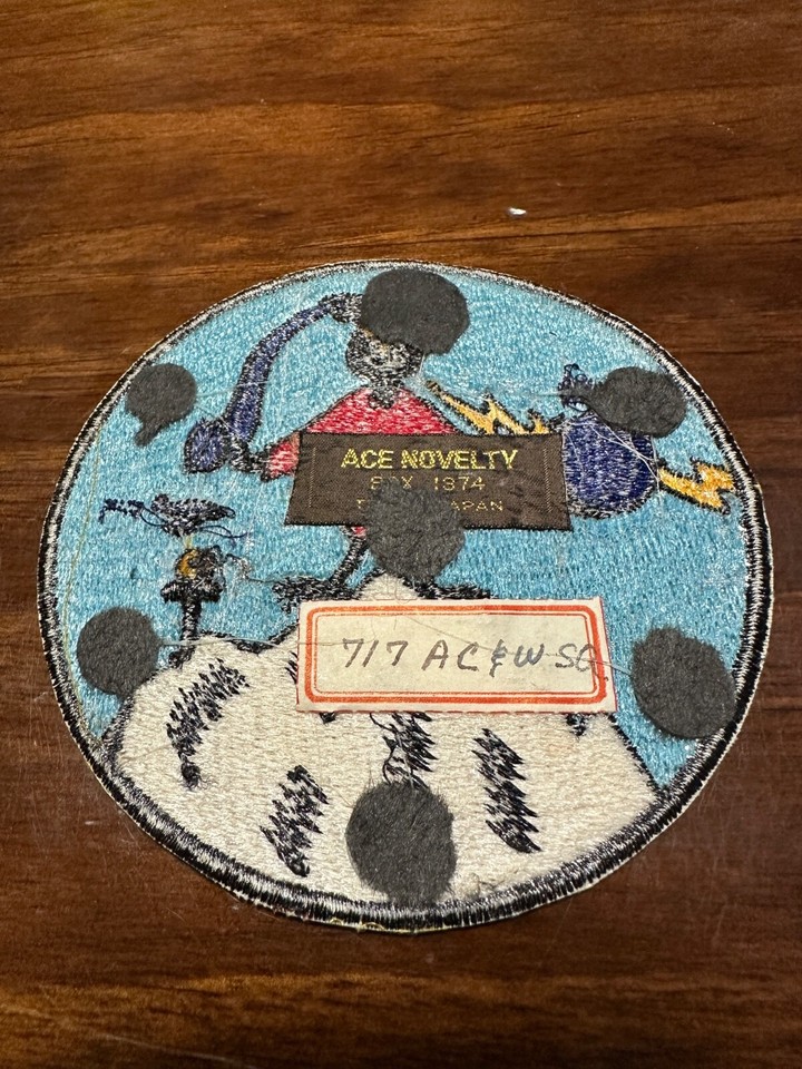 Vintage USAF 717th Air Control & Warning Squadron Patch - Ace Novelty ...