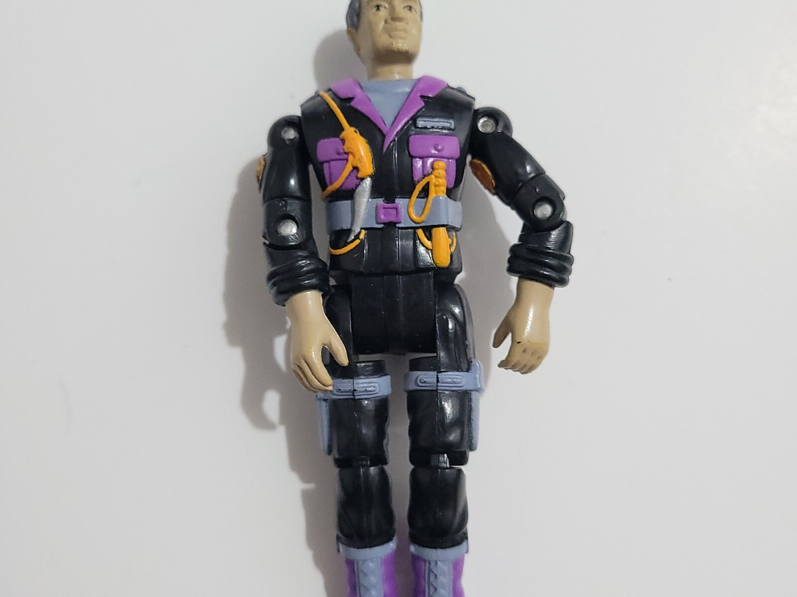 Vintage 1991 Toymax MPACT Victor Savage "Screech" 3.75" Action Figure V ...
