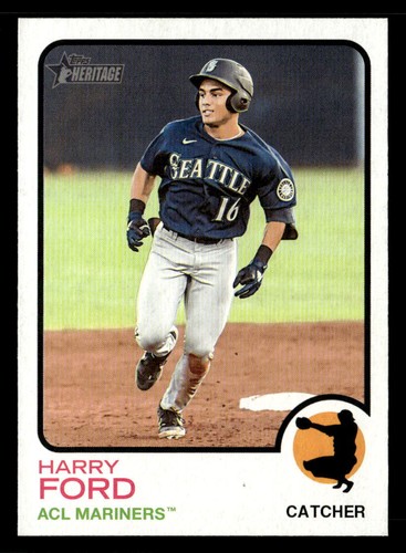 Harry Ford 2022 Topps Heritage Minor League Card #123 ACL Mariners | eBay