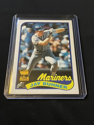 1989 Topps All Star Rookie Jay Buhner card #223 Seattle Mariners ...