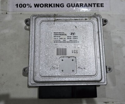 HYUNDAI ELANTRA 1.8 ECU 39104-2EMC0 CONTINENTAL SIM2K-241 5WY1P12F ...