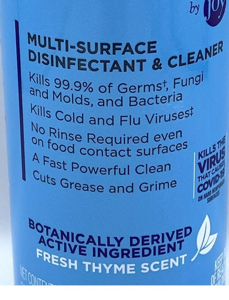 Clean Boss by Joy Multi-Surface Disinfectant & Cleaner 24 oz Ea ...