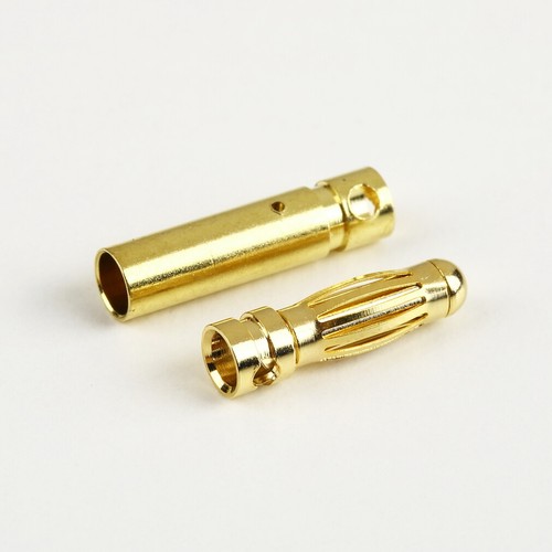 20Pcs Gold Bullet Connector Plug Male & Female 3.0mm For RC Battery ESC ...