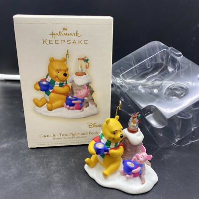 2006 Disney Cocoa For Two Piglet & Winnie The Pooh Hallmark Keepsake ...