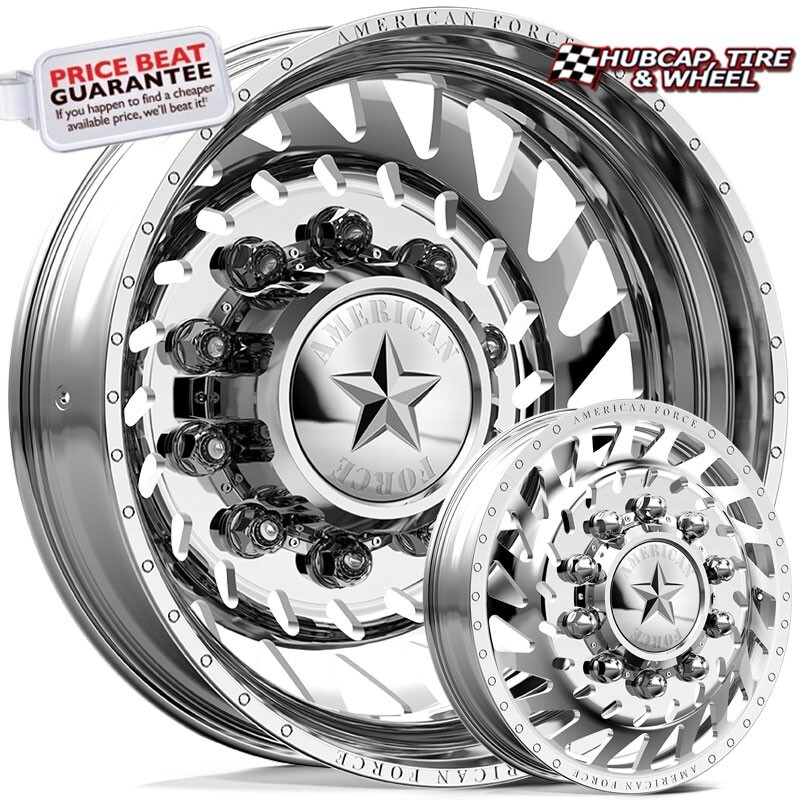 American Force Dually N18 Cutlass Polished 28x8.25 Wheel 10 LUG (Set of ...